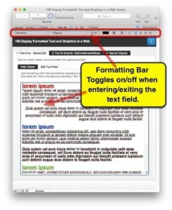 Display Formatted Text in a Web Viewer - Brilliant Scoops