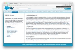 Starter Kit for Salesforce - Canvas (like WebViewer) - Brilliant Scoops