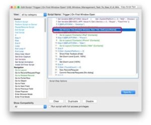 Window Management in FileMaker Pro - Preventing Extra Windows from Opening - Brilliant Scoops