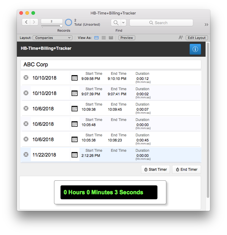 Elapsed Time Display in a Web Viewer - Brilliant Scoops