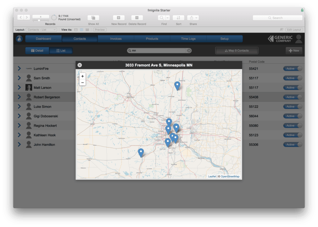 FileMaker and GIS / Mapping with fmFlare - Brilliant Scoops