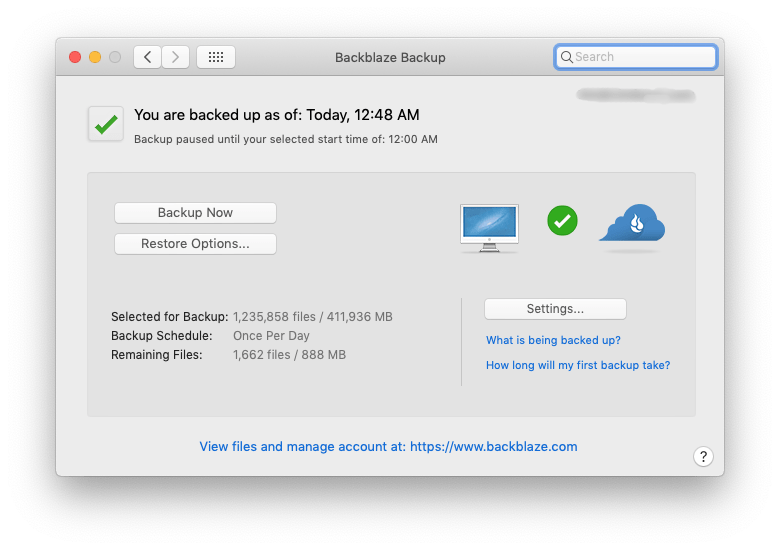 Checking Backup Status - Brilliant Scoops