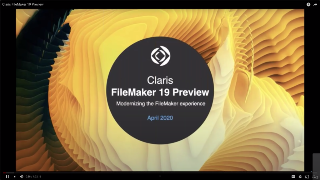 Claris Product Roadmap 2020 - FileMaker 19 Preview - Brilliant Scoops